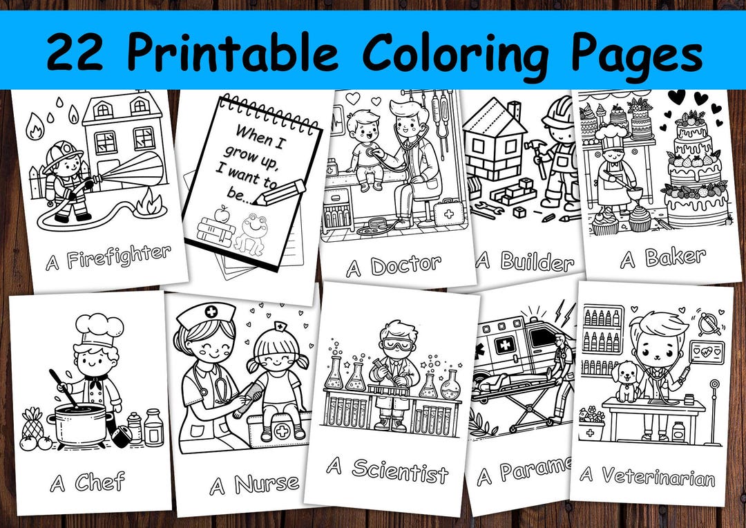 22 Fun Printable Coloring Pages for Kids, Toddlers, Preschoolers ...