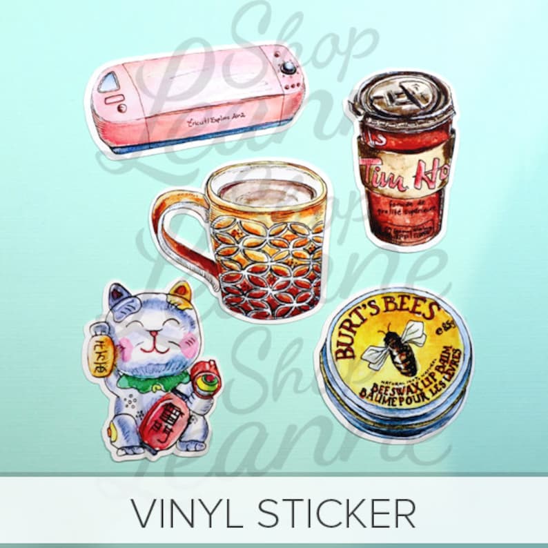 Tim Hortons Coffee STICKER SET Large Vinyl Stickers Art | Etsy