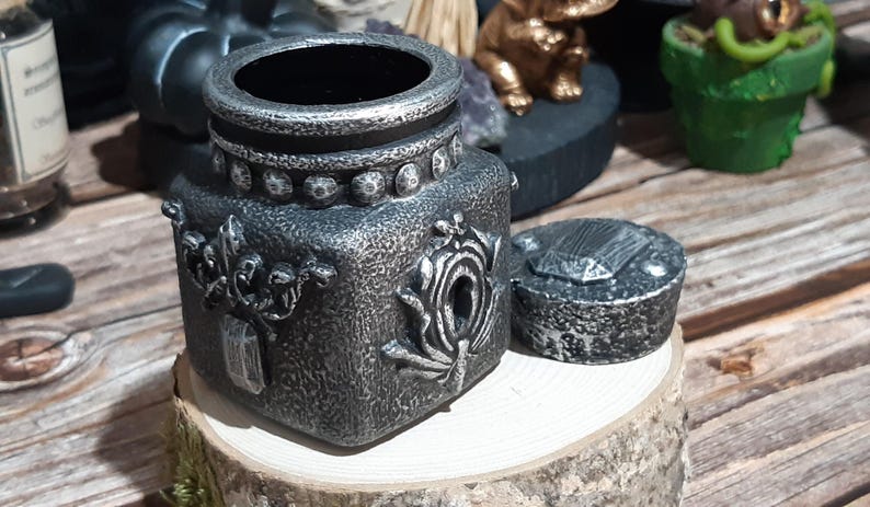 Handcrafted Magic Potion Bottle, Empty Spell Jar, Witch Altar Decor ...