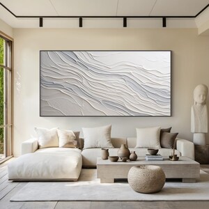 Off-white Wall Decor Art,off-white Minimalist Art, Original Off-white ...