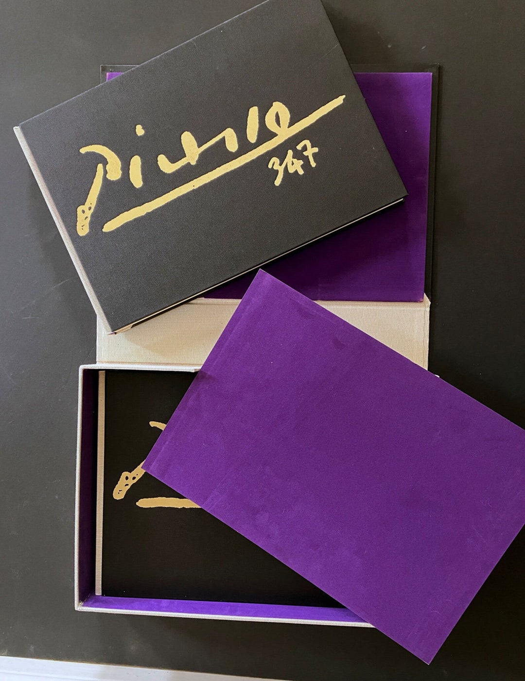 RARE FIND 1st Edition Pablo Picasso "picasso 347" Vol. I & II, in ...