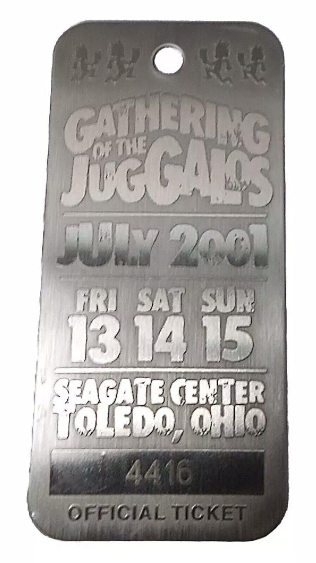 GOTJ Amulet Charm Gathering of the Juggalos ICP Insane Clown Posse 2001 ...