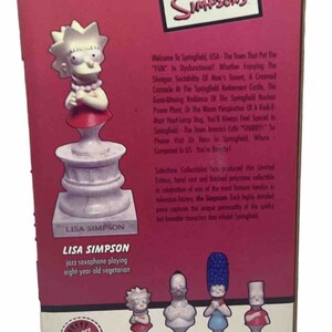 The Simpsons Lisa Polystone Bust Figure Sideshow Collectibles Limited ...
