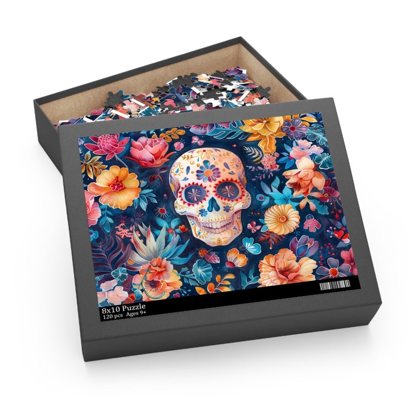 Sugar Skull Puzzle - Etsy