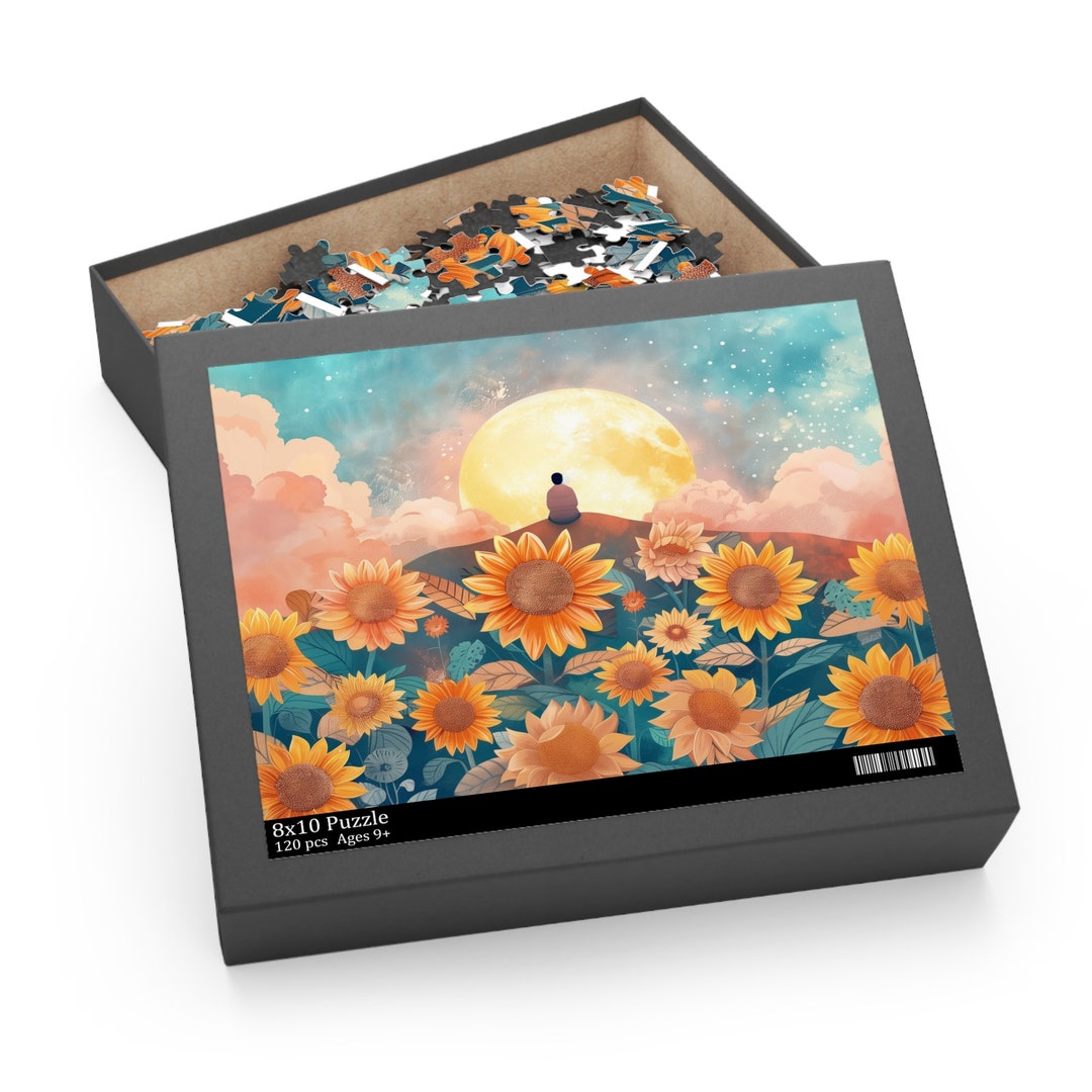 Jigsaw Puzzle Mindful Nature Art Relaxing Design Gift for Puzzle Lovers ...