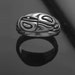 Raven and Eagle Ring, Recycled Sterling Silver - Etsy