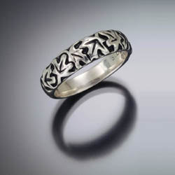 Tumbling Maple Leaves Ring Large Sterling Silver - Etsy