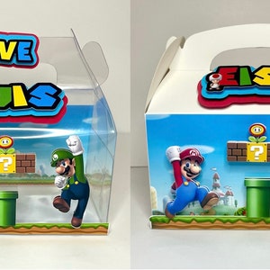 Mario Bros Goodie Box/ Mario and Luigi Party Favors/ Mario Party - Etsy