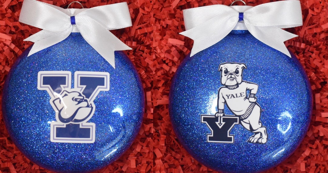 Yale University Christmas Ornament/ Custom Yale Ornament - Etsy