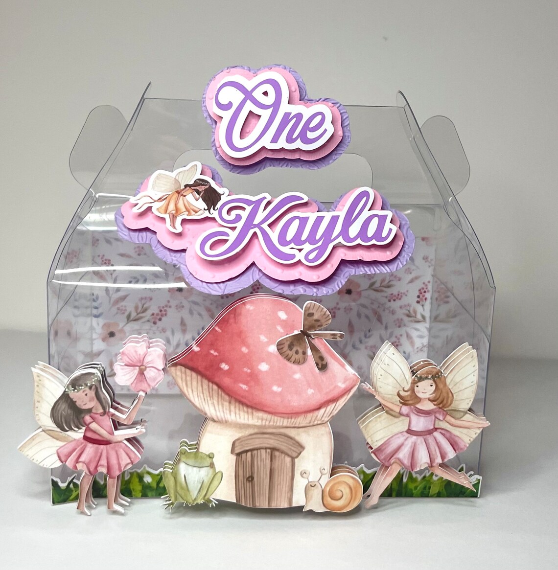 Fairy First Birthday Goodie Box/ Fairy Party Favors/ Fairy Birthday - Etsy