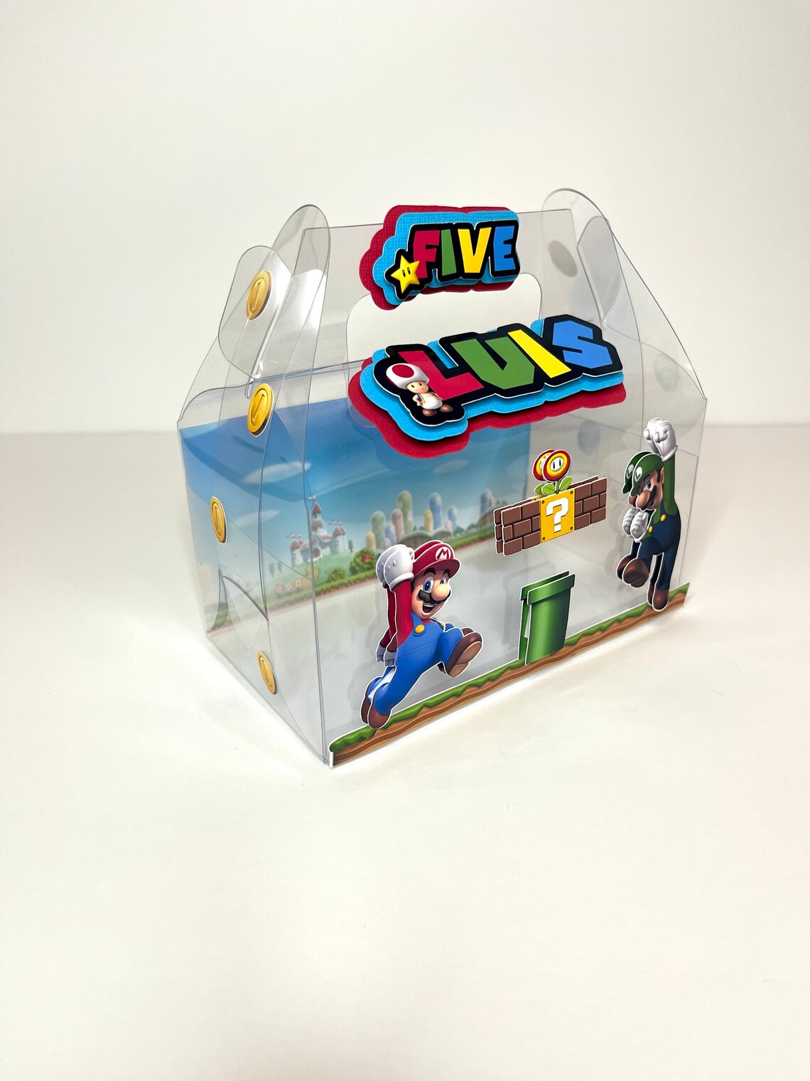 Mario Bros Goodie Box/ Mario and Luigi Party Favors/ Mario Party - Etsy