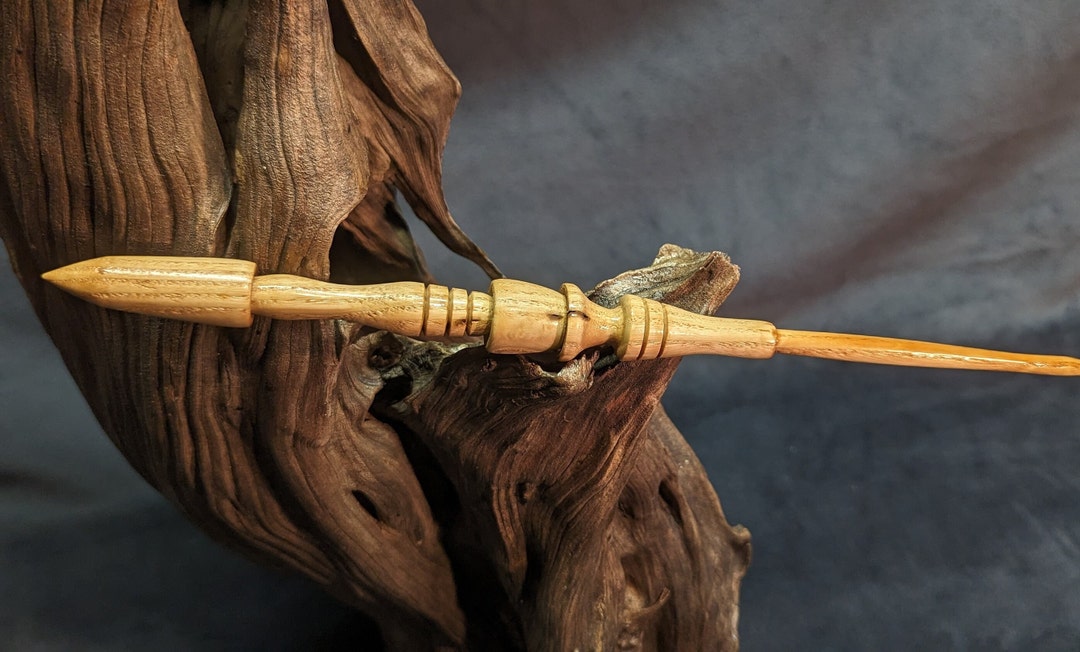 Handcrafted Oak Magic Wand - Etsy