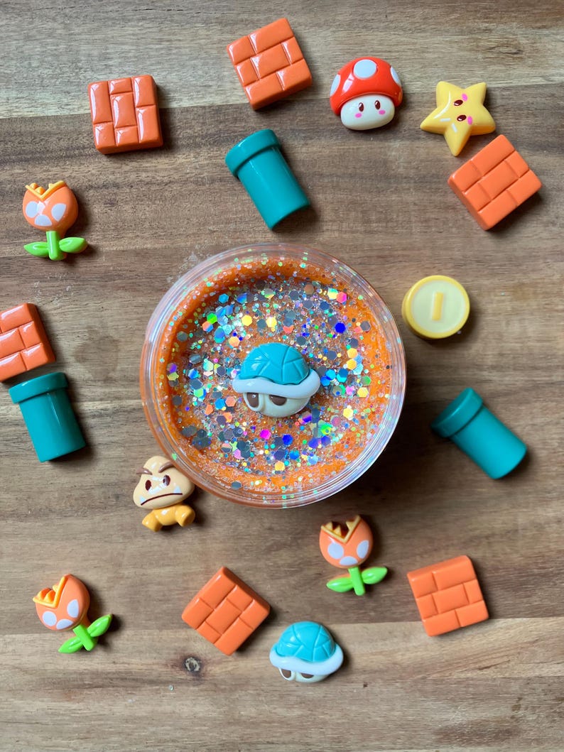 Super Mario Playdough Jar - Etsy