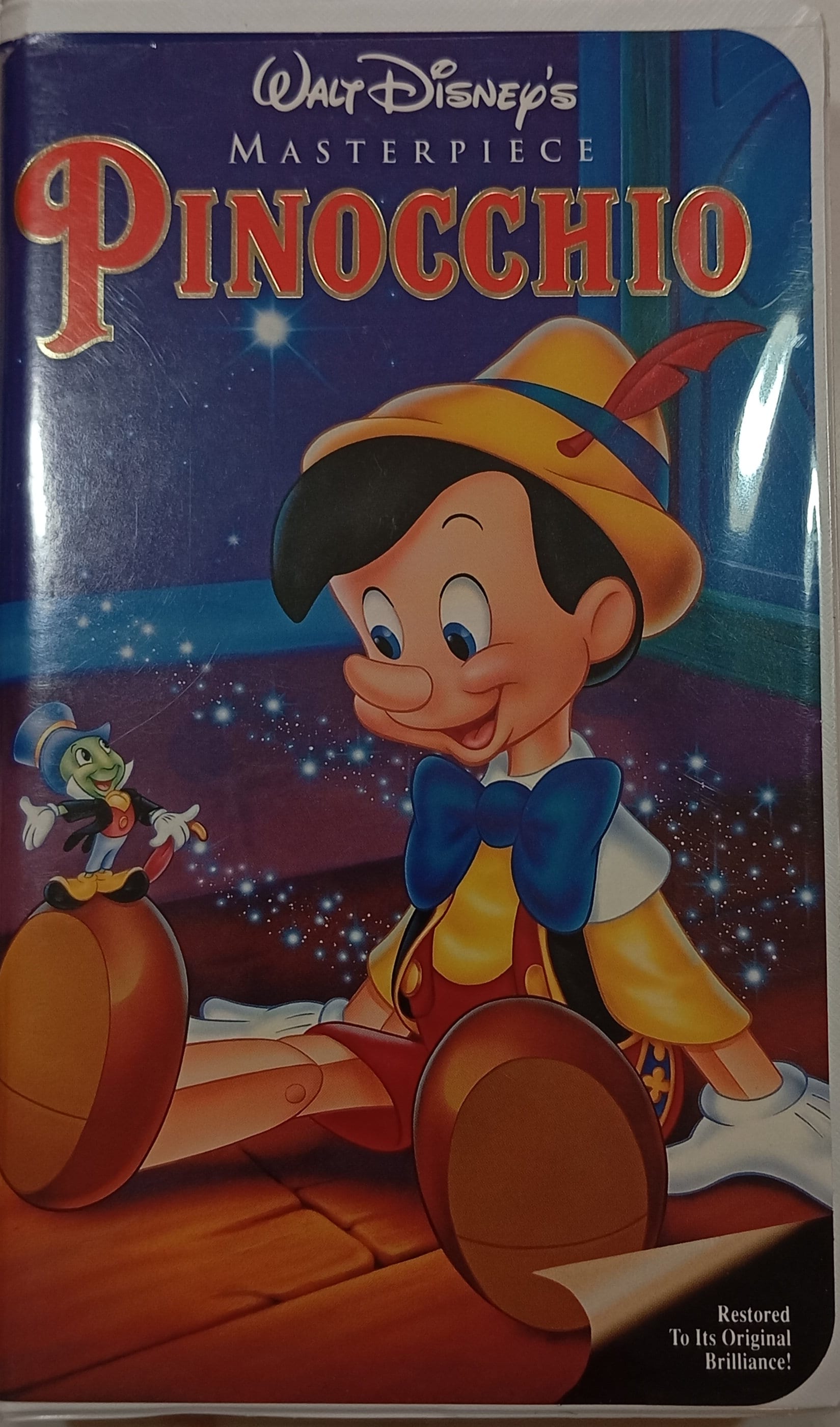 RARE 1993 MASTERPIECE Pinocchio VHS - Etsy