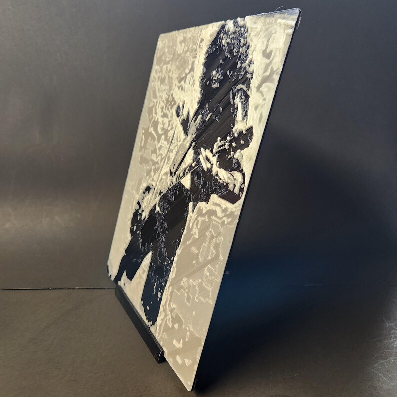 Jimmy Page Led Zeppelin 3D Printed Portrait – Rock Legend Filament Art ...