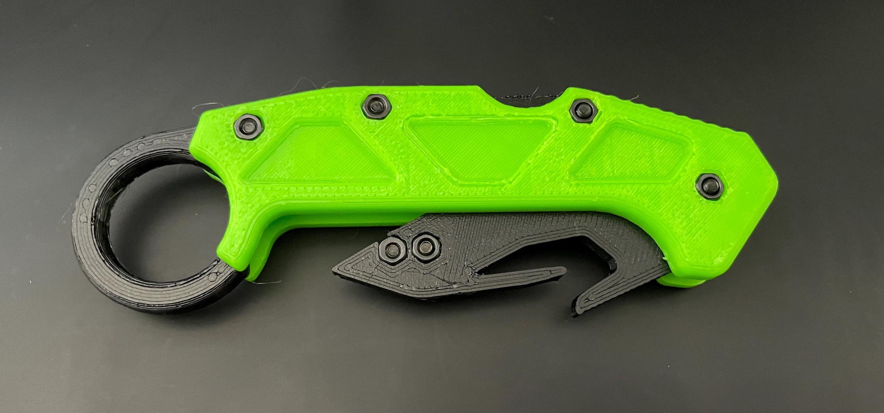 3D Printed Utility Knife - Ultimate Ergonomic EDC Box Cutter With ...