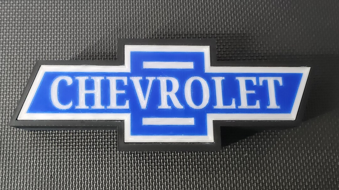 3D Printed, Chevy Wall Art, Light Box, Desk Light - Etsy