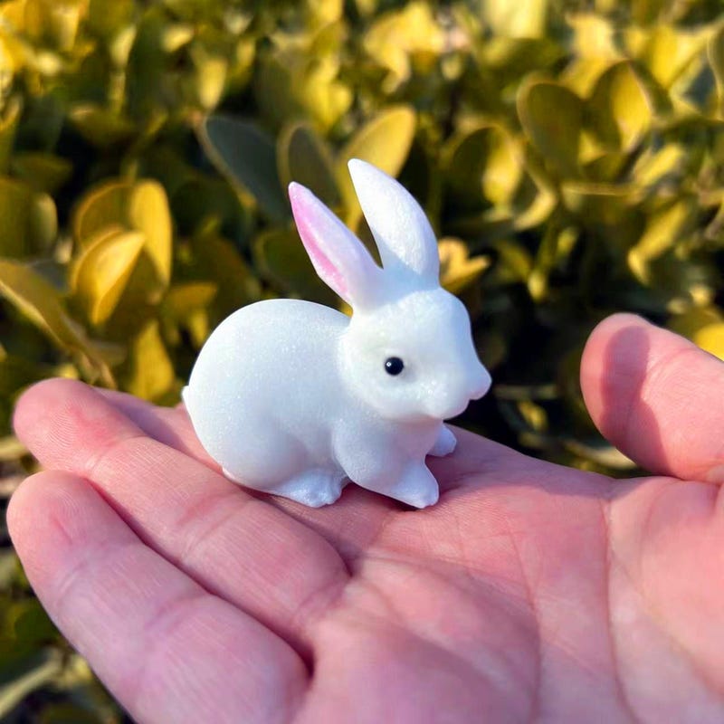 Rabbit Figurine - Etsy