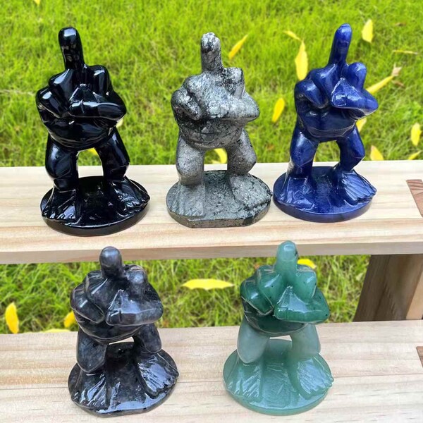 Middle Finger Figurines - Etsy