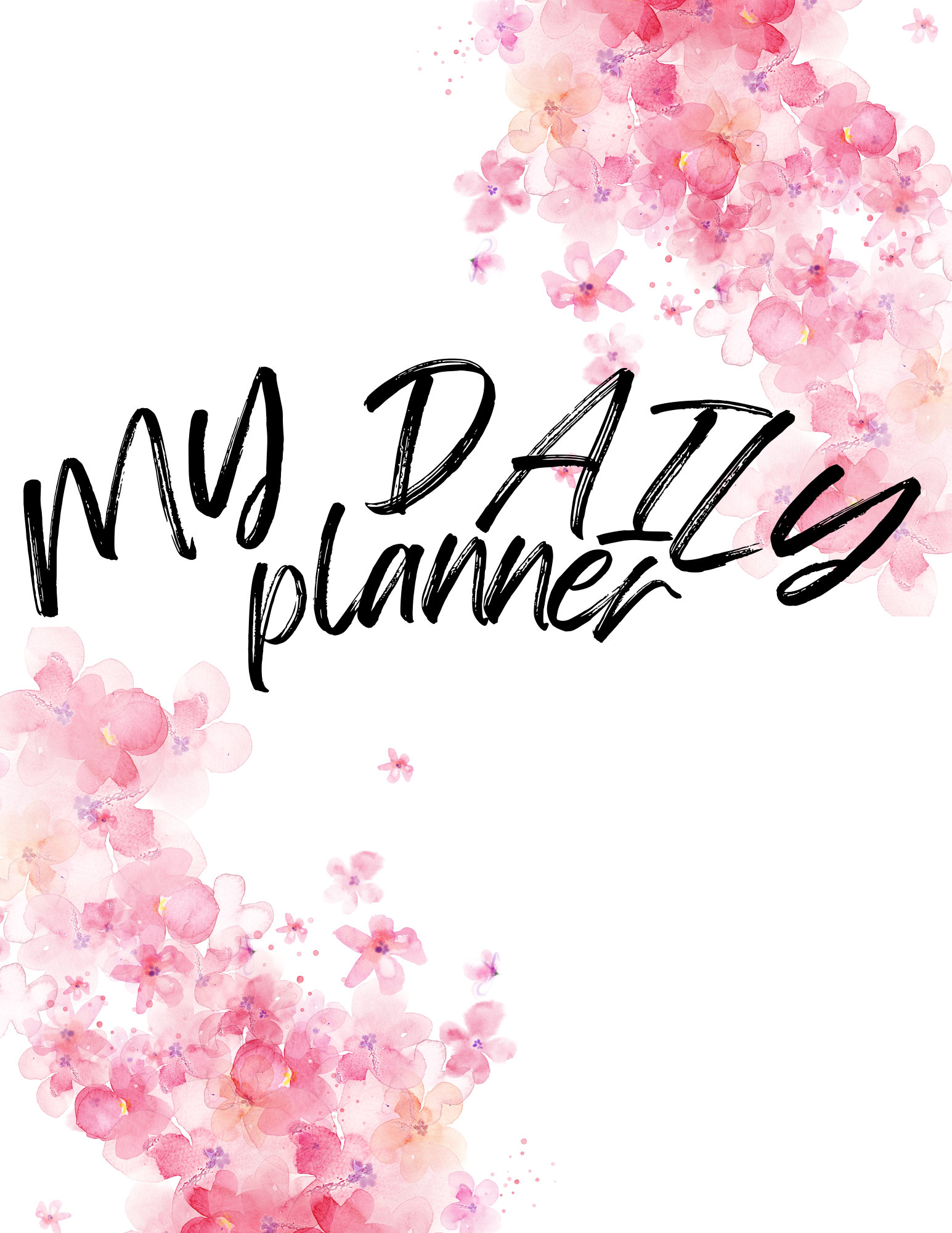 Pink Aesthetic Simple and Cute Digital Daily Planner and Notes - Etsy