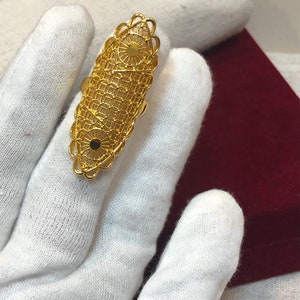 Gold Ring, Lira Jewelry Ring, Coin Ring, Middle East Fashion - Etsy