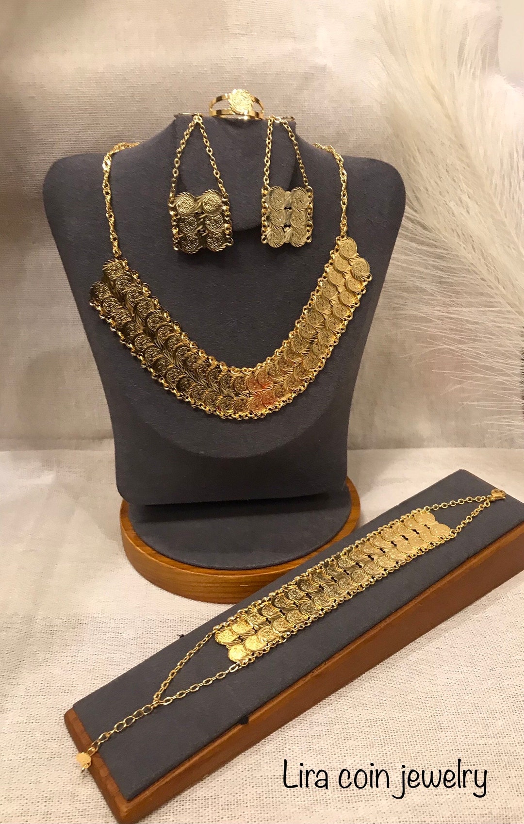 Jewelry Set, Lira Jewelry Set for Women, Middle East Jewelry - Etsy