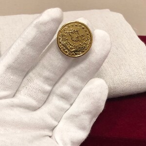 Gold Ring, Lira Jewelry Ring, Coin Ring, Middle East Fashion - Etsy