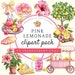 Pink Lemonade Stand TRANSPARENT PNG ART Lemonade Clipart, Pink Hibiscus ...
