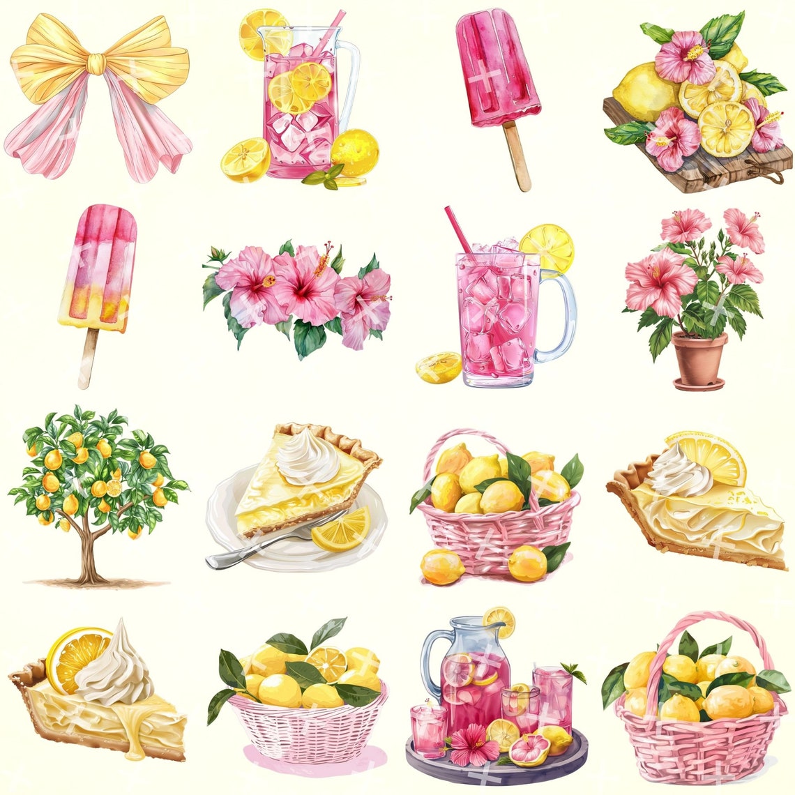 Pink Lemonade Stand TRANSPARENT PNG ART Lemonade Clipart, Pink Hibiscus ...