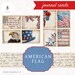 American Flag Patriotic JUNK JOURNAL CARDS Digital Paper, Red Blue ...
