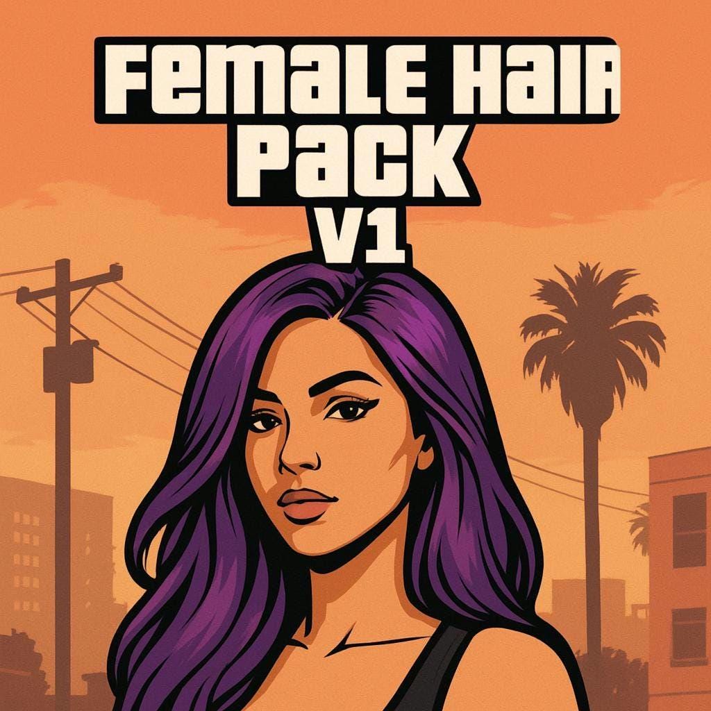 Fivem Female 100X Hair Pack | High Quality & Fivem Ready - Etsy