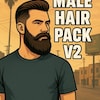 Fivem Male Hair + Beard Pack V3 - Etsy