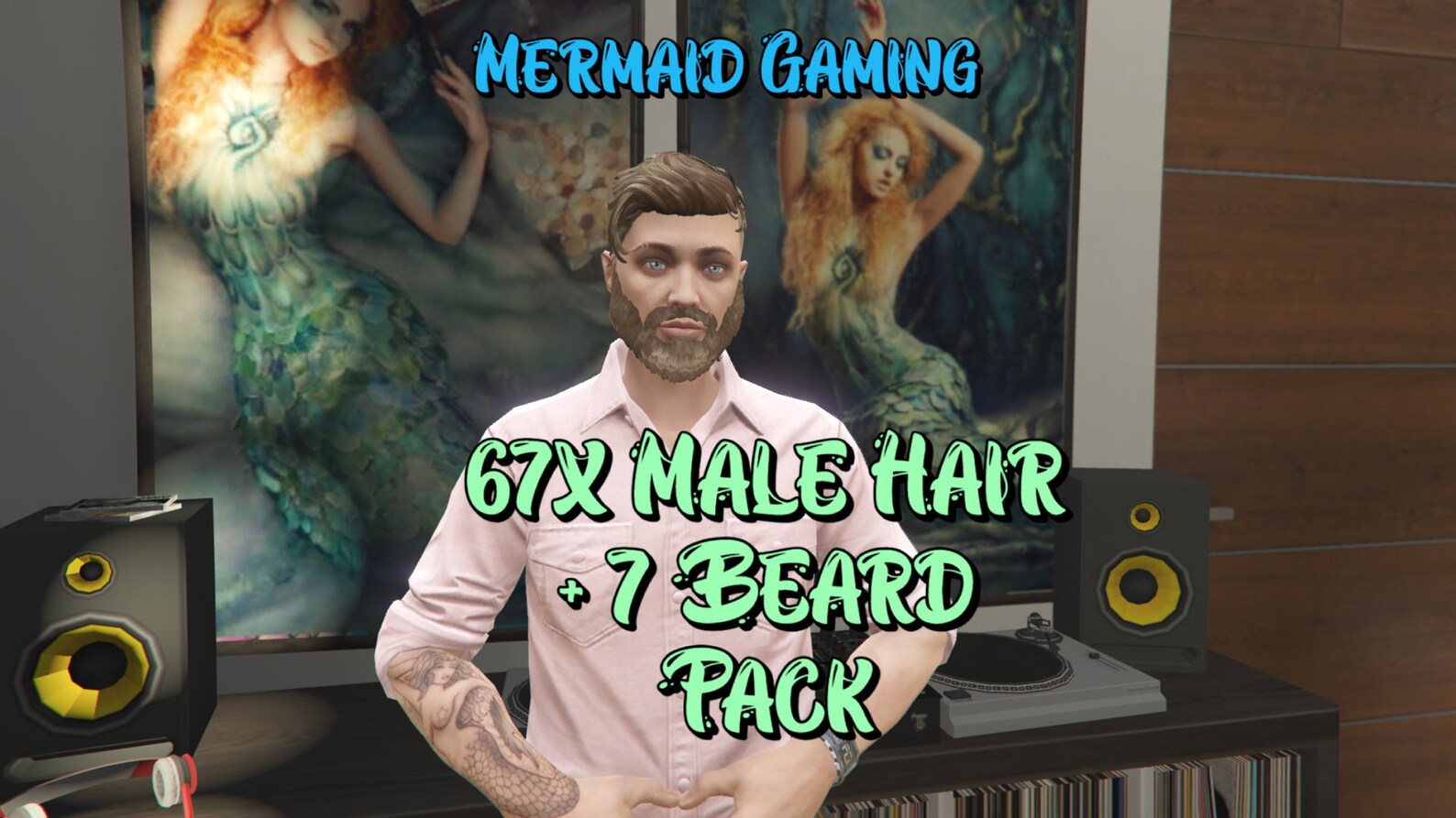 Fivem Male Hair & Beard Pack: 67 Hair Styles, 7 Beards - Etsy
