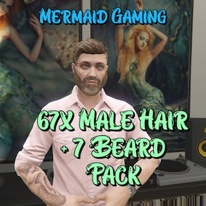 Fivem Male Hair & Beard Pack: 67 Hair Styles, 7 Beards - Etsy