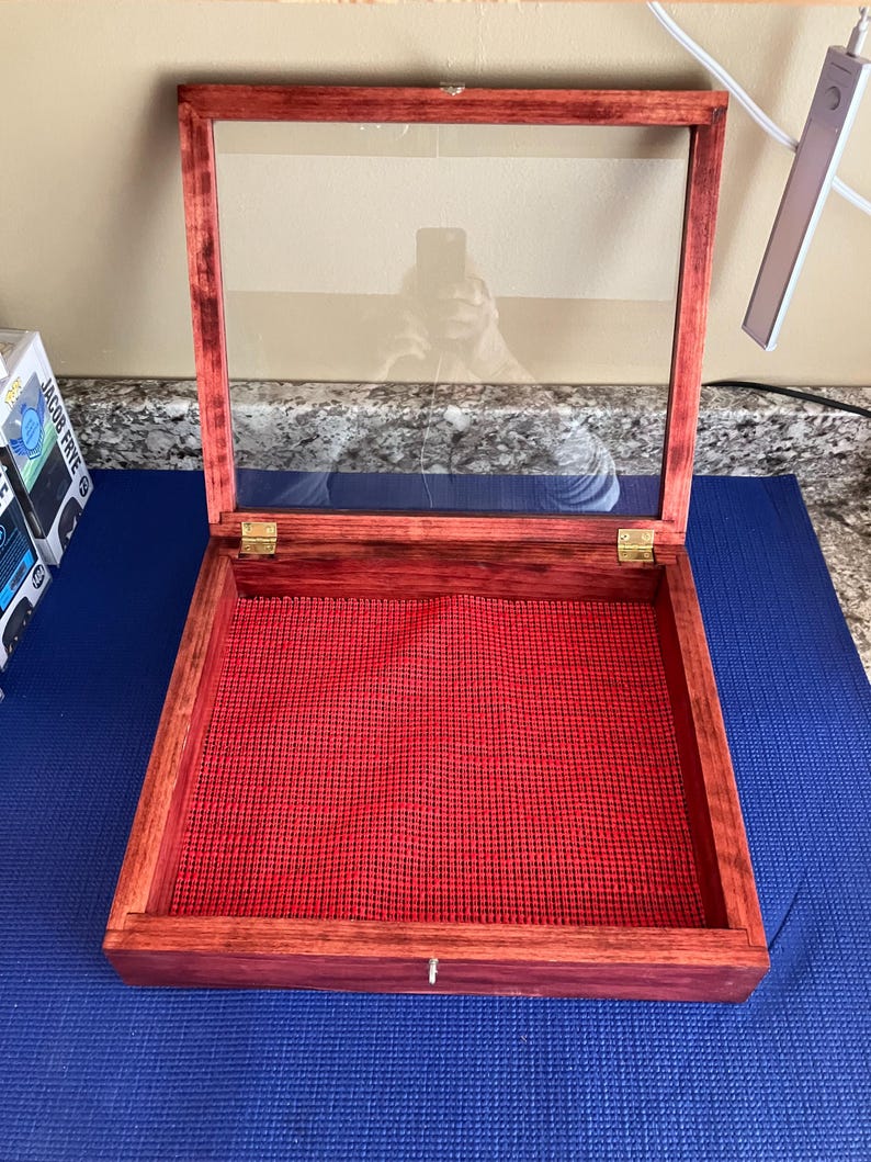 Wood Countertop Display Case Glass Top Retail, Coin, Gun, Trade Shows ...