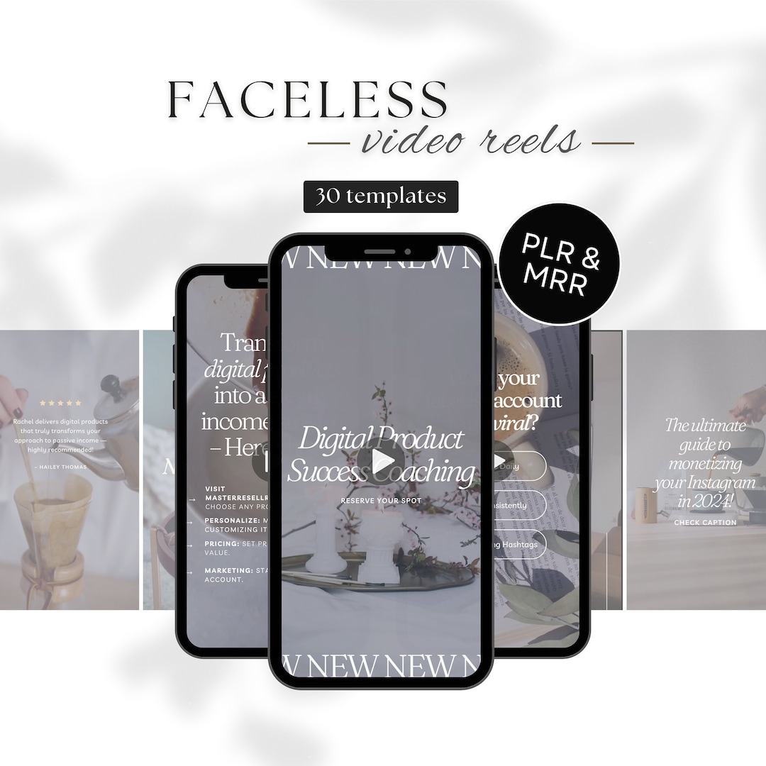 30 Faceless Instagram Video Reels for Business Owners Social Media ...
