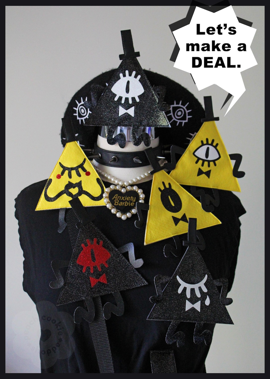 DEMONIC TRIANGLE GUY : Gravity Falls Bill Cipher Keychain | Book of ...