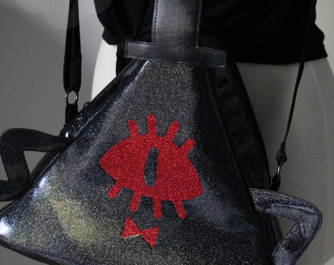 BILL Bags : Made to Order RED EYE Bill | Gravity Falls Bill Cipher Bag 'call Me' | Book of Bill ...