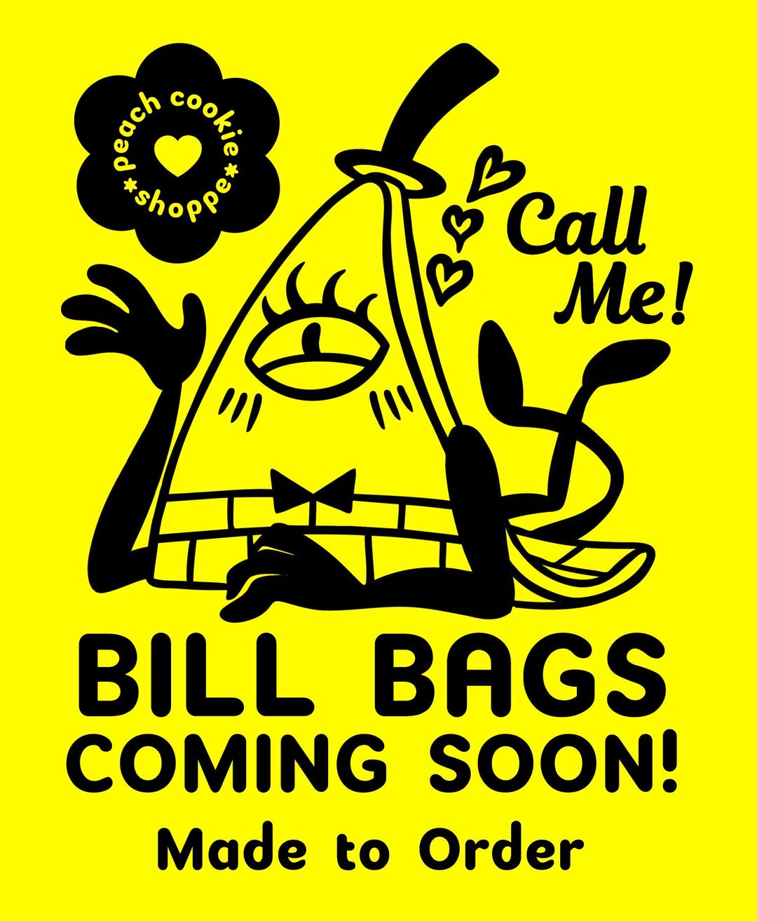 BILL BAGS : Made to Order Coming Soon Gravity Falls Bill Cipher Ruffle ...