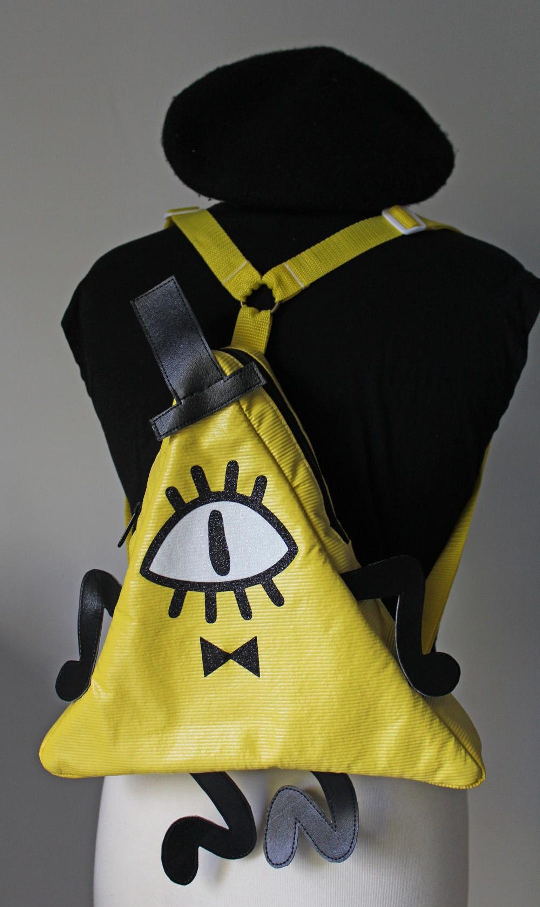 BILL BAGS : SAMPLE Backpack Gravity Falls Bill Cipher Ruffle Heart Tote ...
