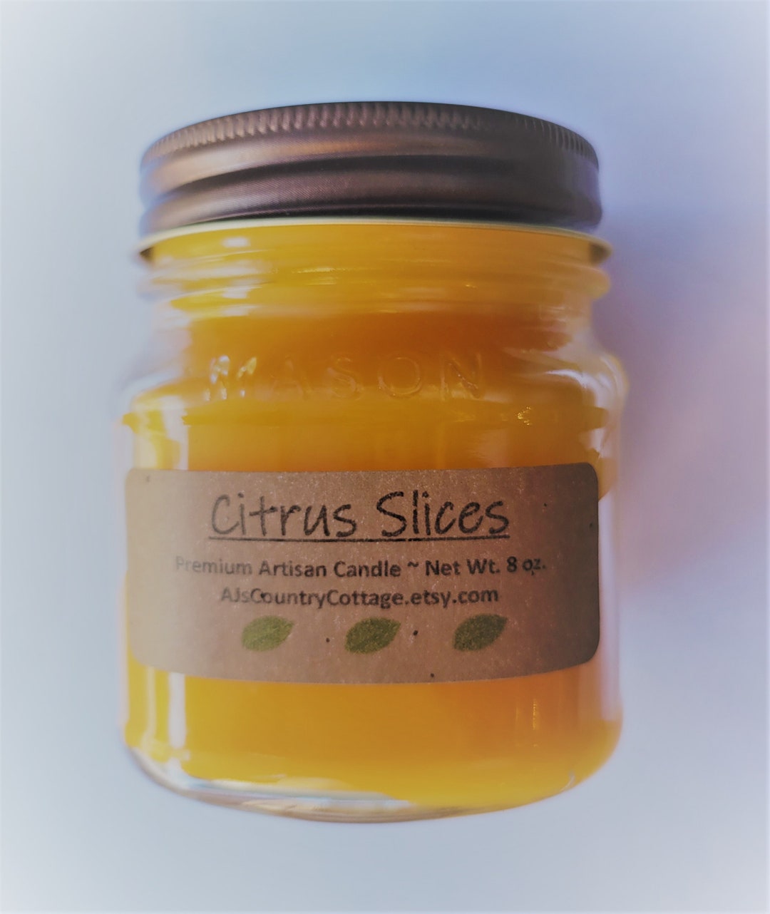 CITRUS SLICES CANDLE - Citrus Candles, Orange Candles, Lemon Candles ...