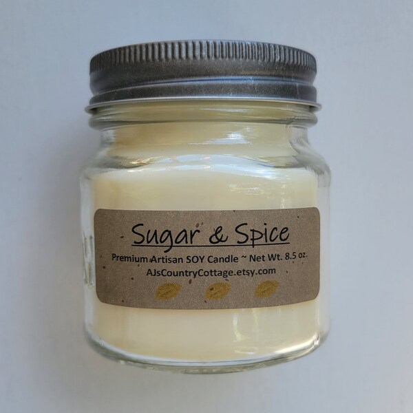 Sugar and Spice Candle - Etsy