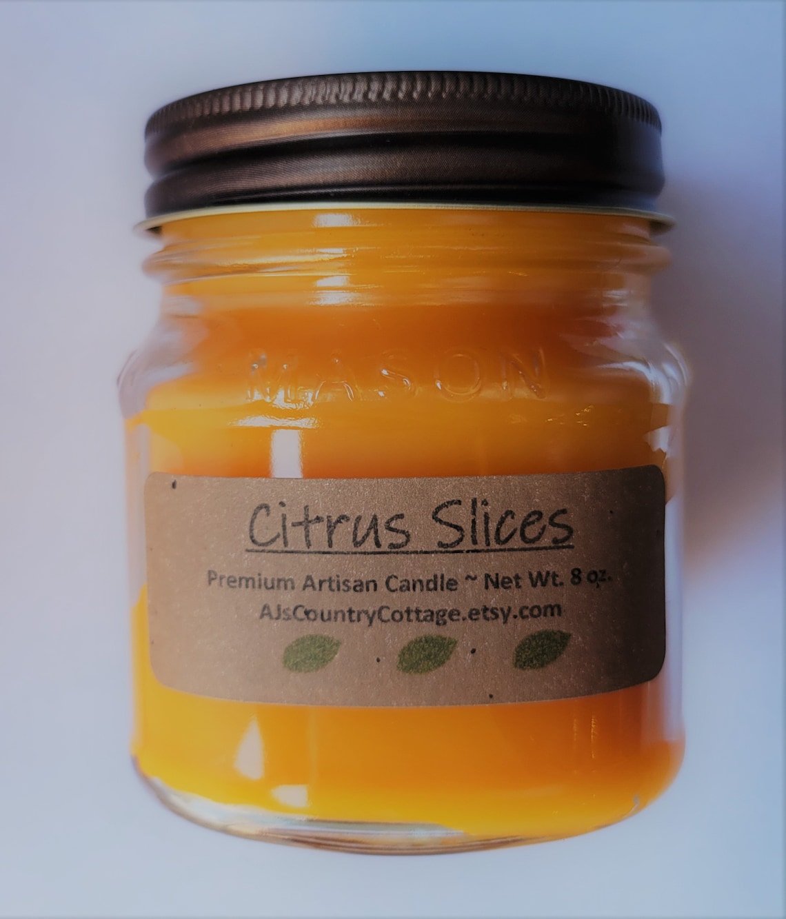 CITRUS SLICES CANDLE Citrus Candles Orange Candles Lemon - Etsy