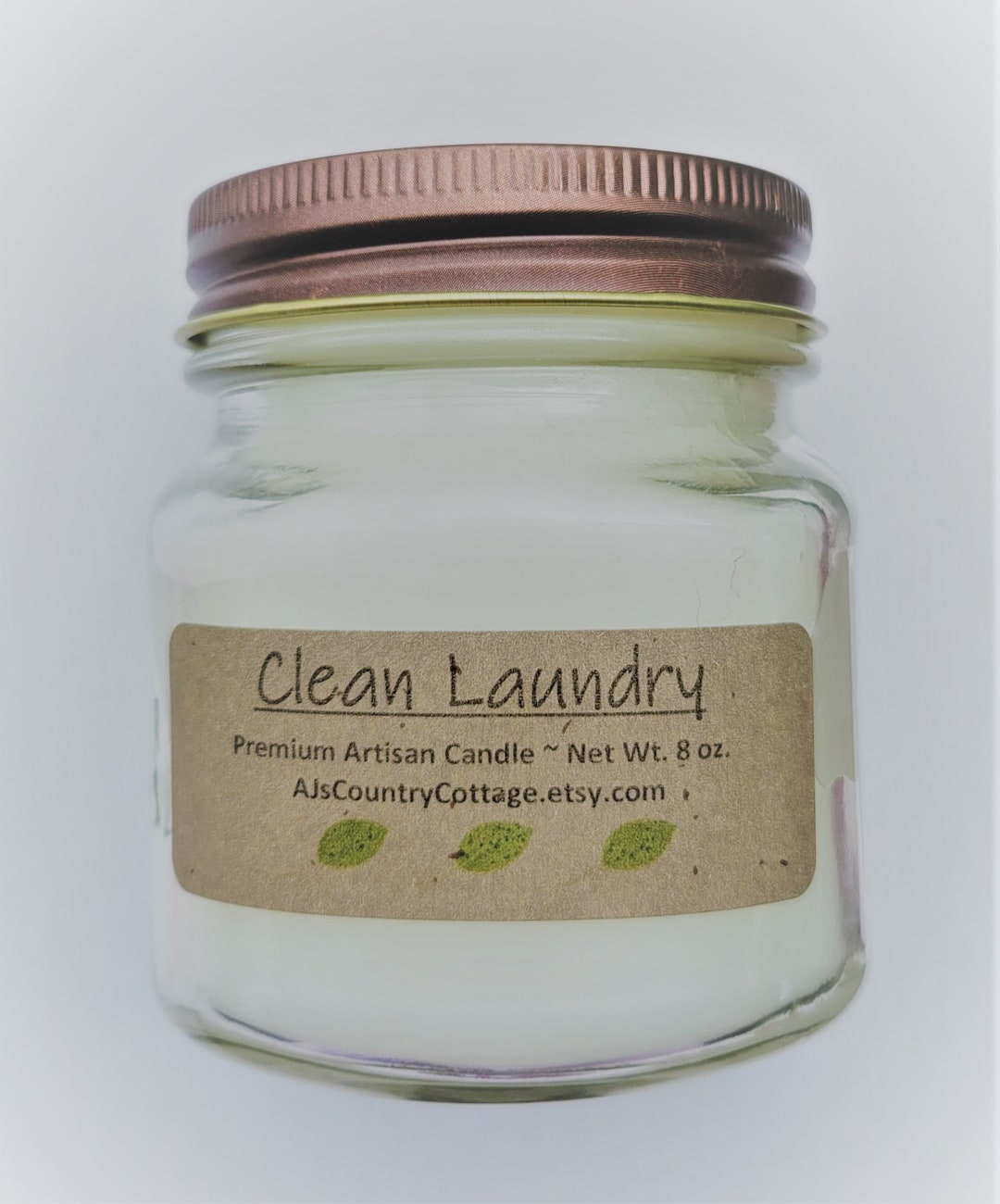 CLEAN LAUNDRY CANDLE - Clean Linen Candle, Fresh Linen Candle, Fresh ...