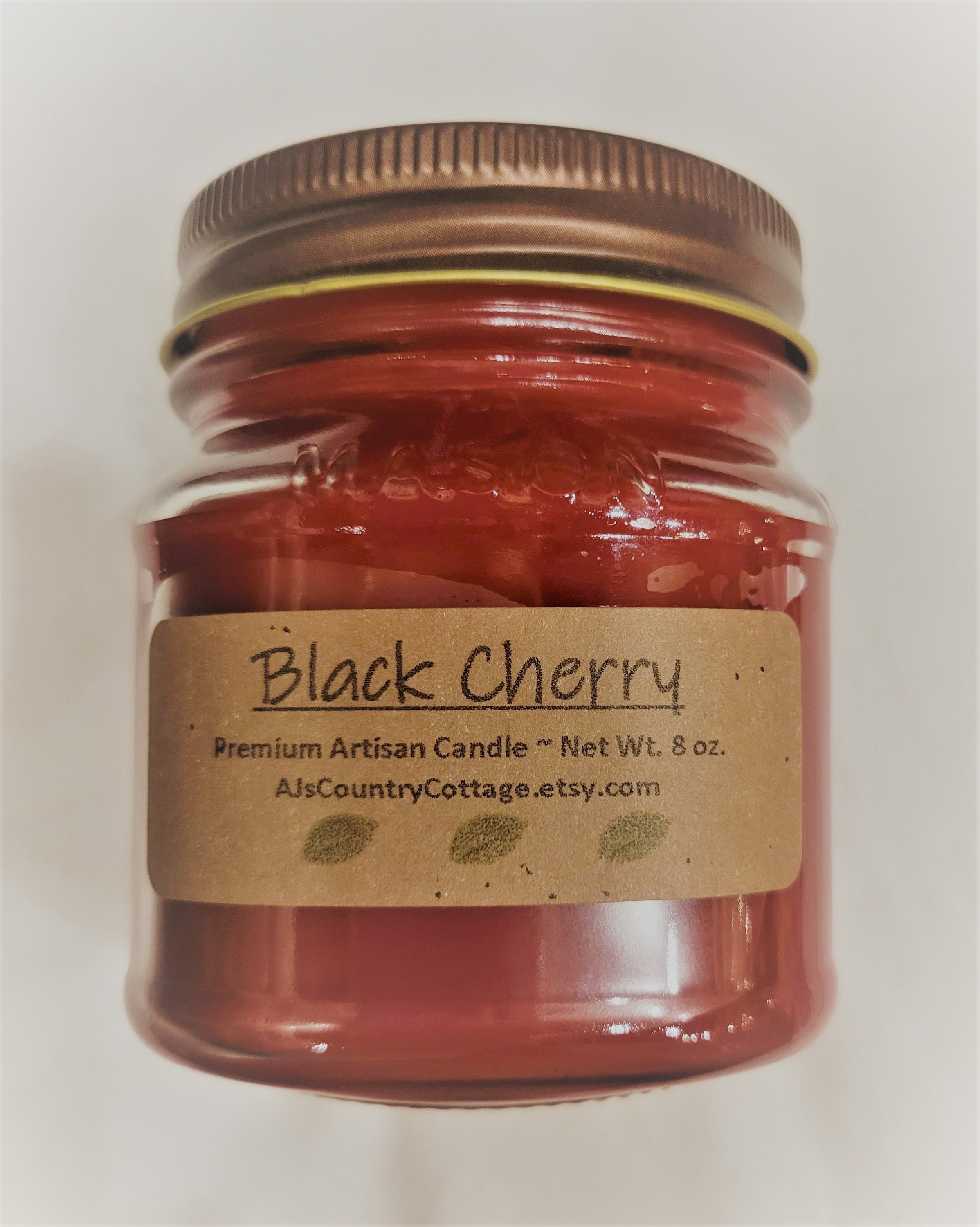 BLACK CHERRY CANDLE Cherry Candles Fruit Candles Strong - Etsy UK
