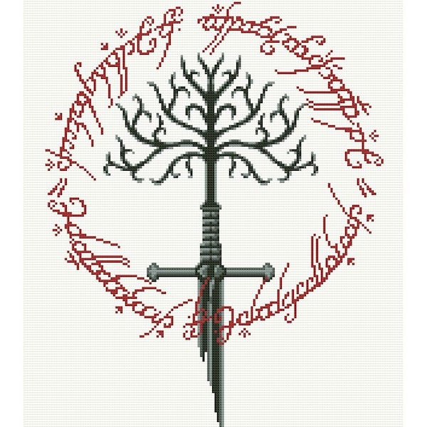 Tolkien Cross Stitch - Etsy