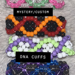 DNA Kandi CUFF/BRACELET (mystery and Custom) - Etsy