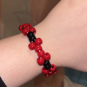 BONE Kandi Bracelet Single - Etsy