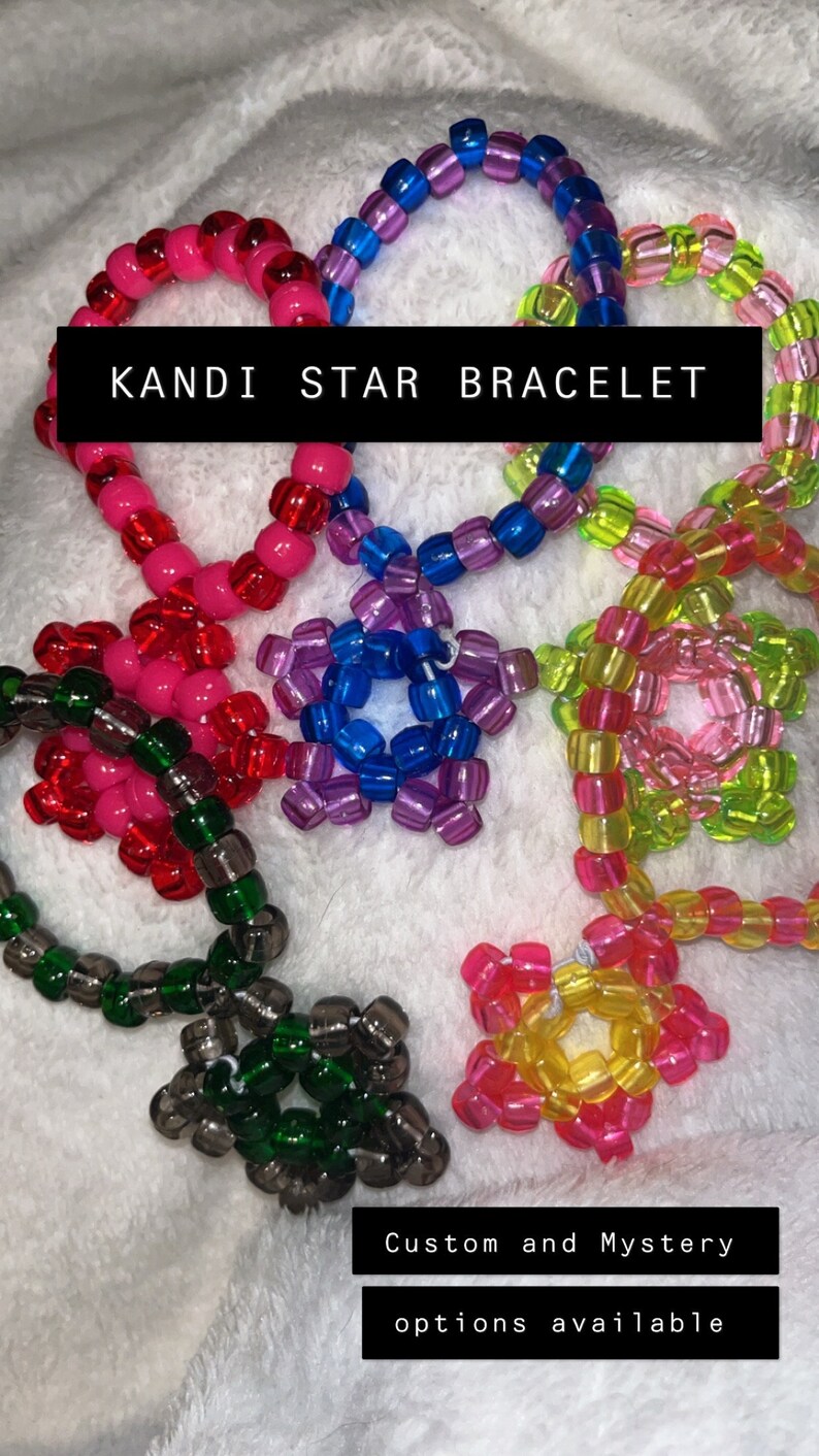 STAR Kandi Bracelet - Etsy