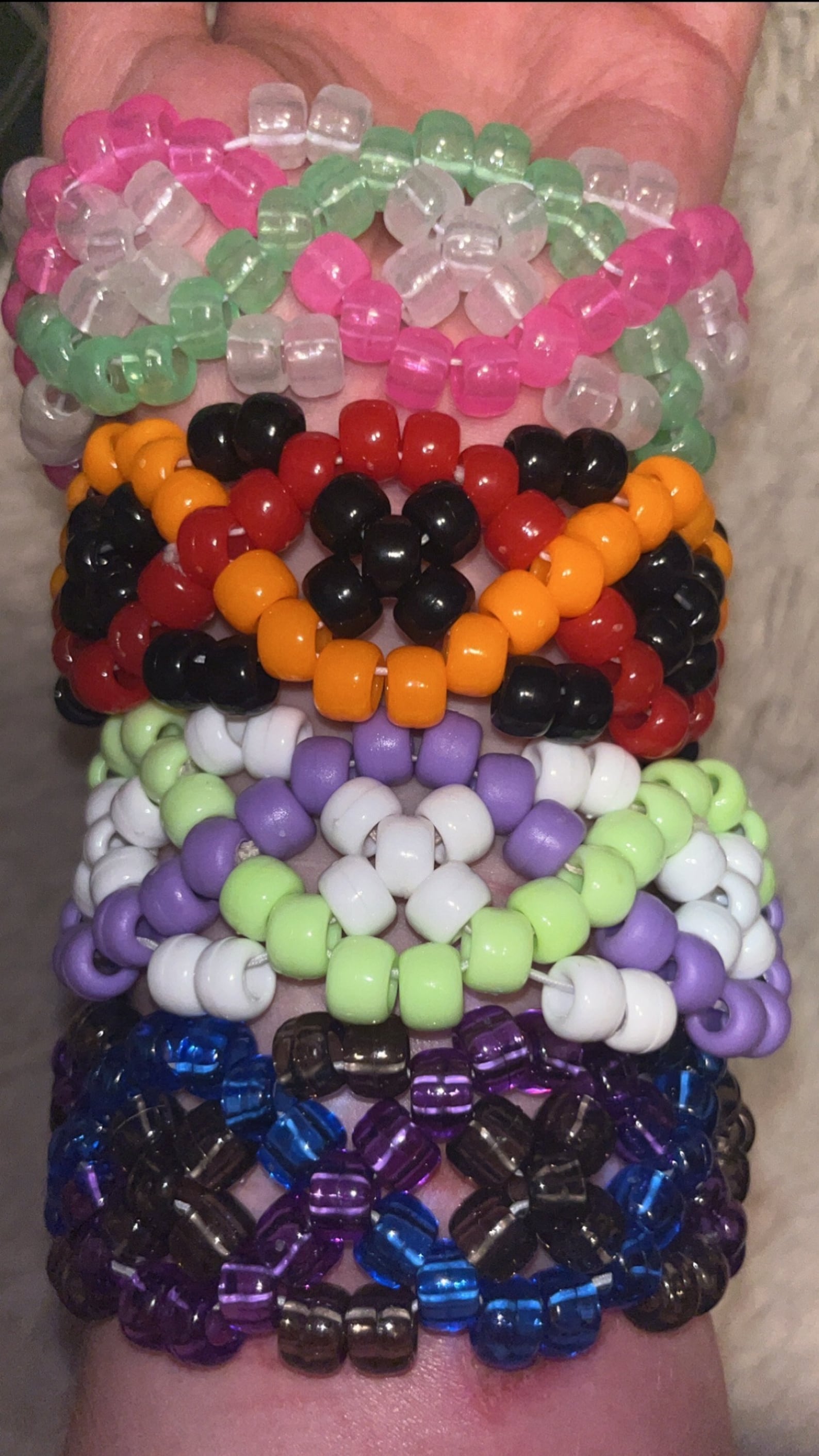 DNA Kandi CUFF/BRACELET (mystery and Custom) - Etsy